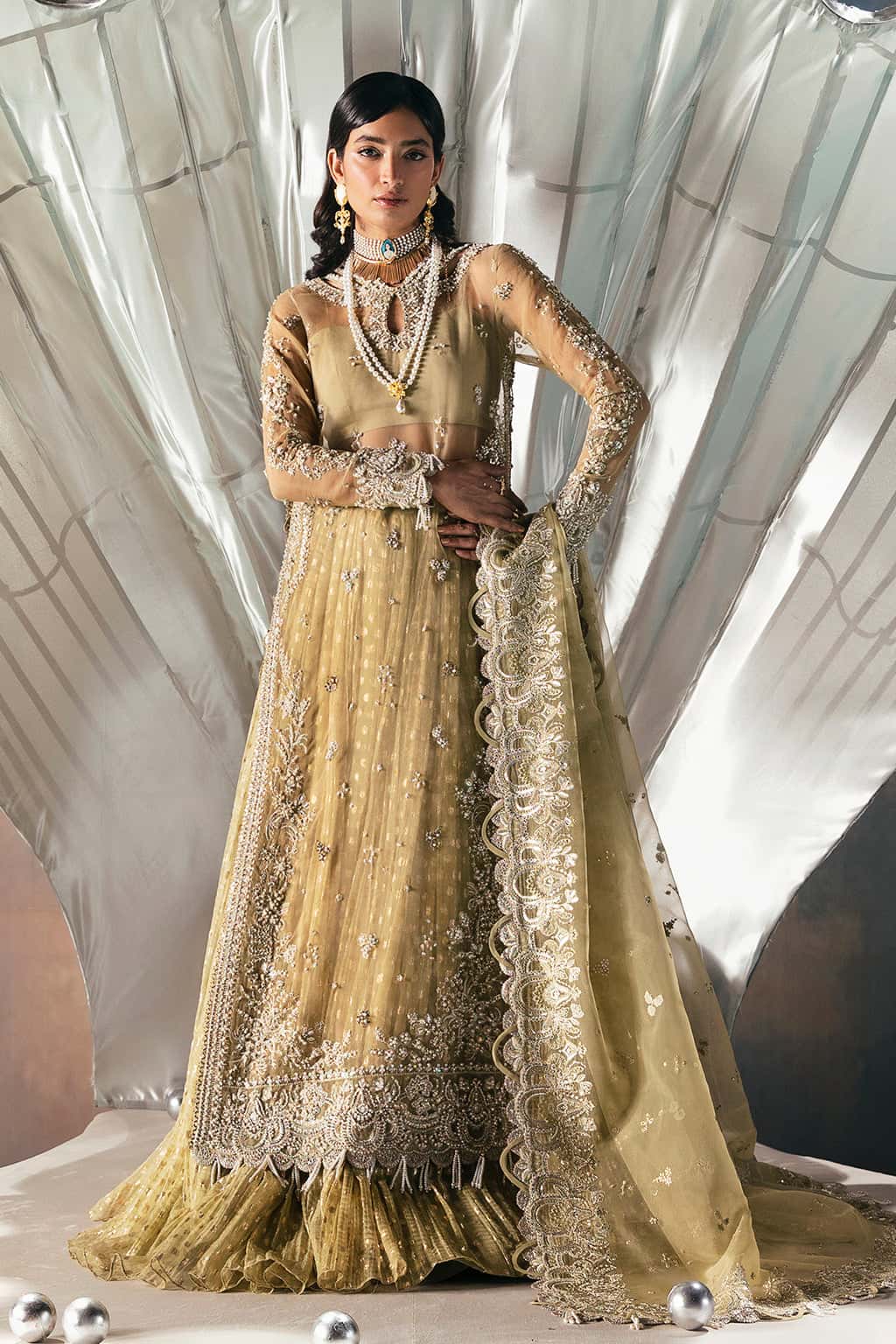 Luxury Raw Silk Dresses – Organza Dress Design – Afrozeh